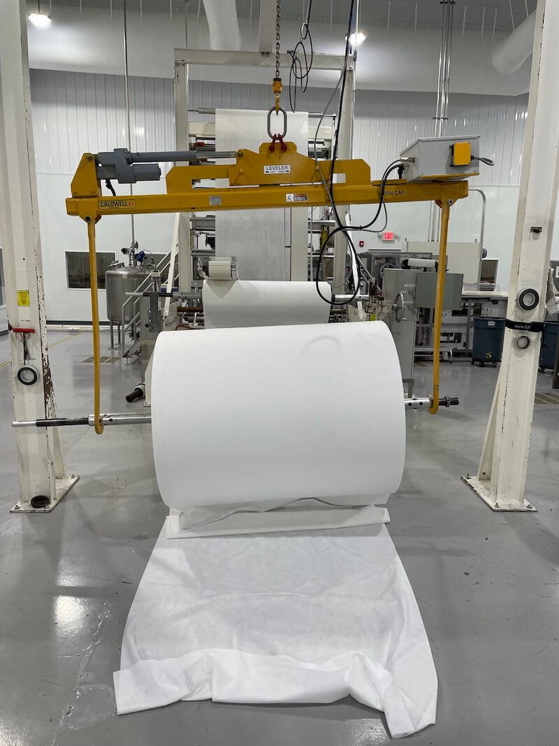 Caldwell Provides Beam for Balancing Rolls