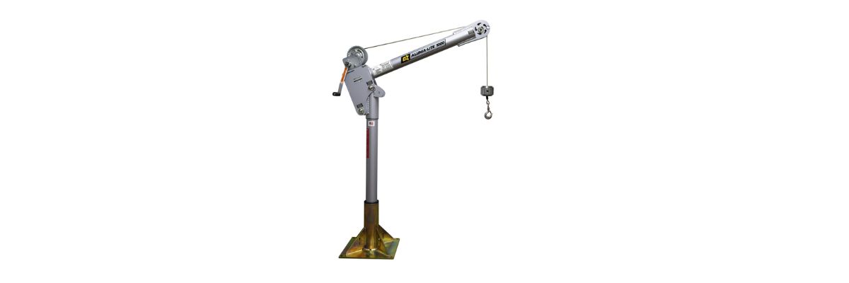 OZ Lifting's Aluma-Lite Davit Crane