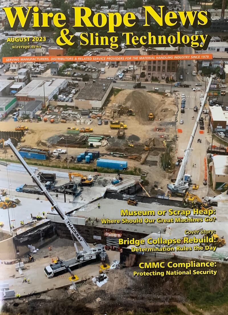 August 2023 – Wire Rope News & Sling Technology Magazine